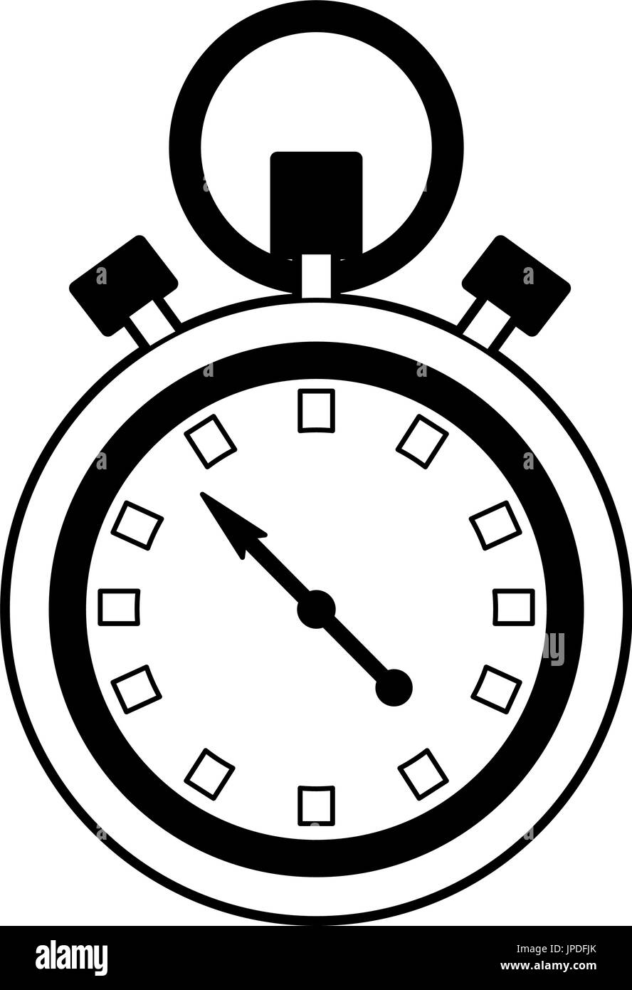 stopwatch chronometer timer countdown time sport Stock Vector Image ...