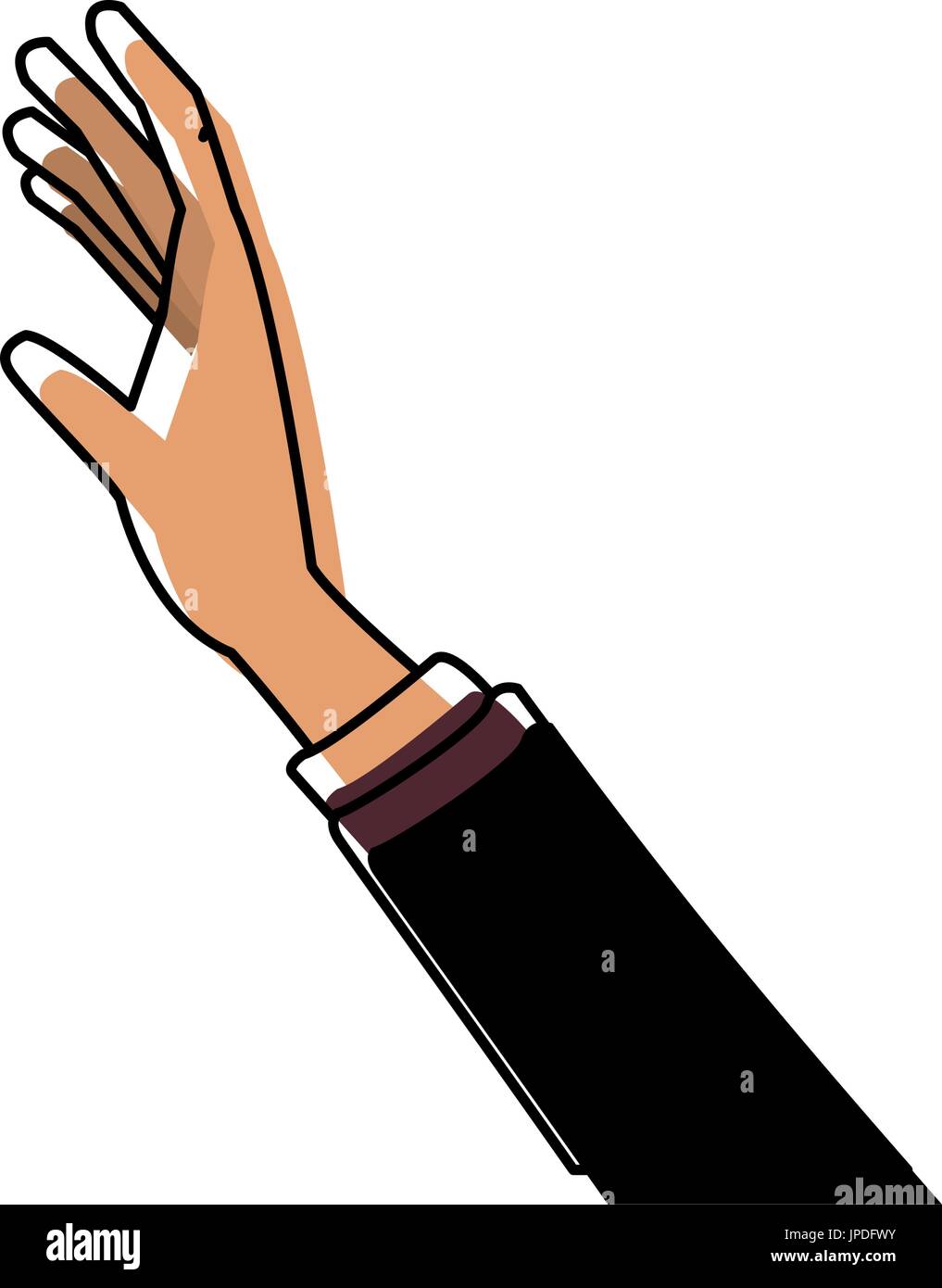 Hand gesture detail Stock Vector Images - Alamy