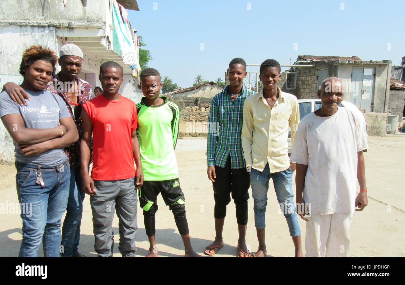Photo taken Oct. 20, 2016, shows Siddi men in the village of Jambur on ...