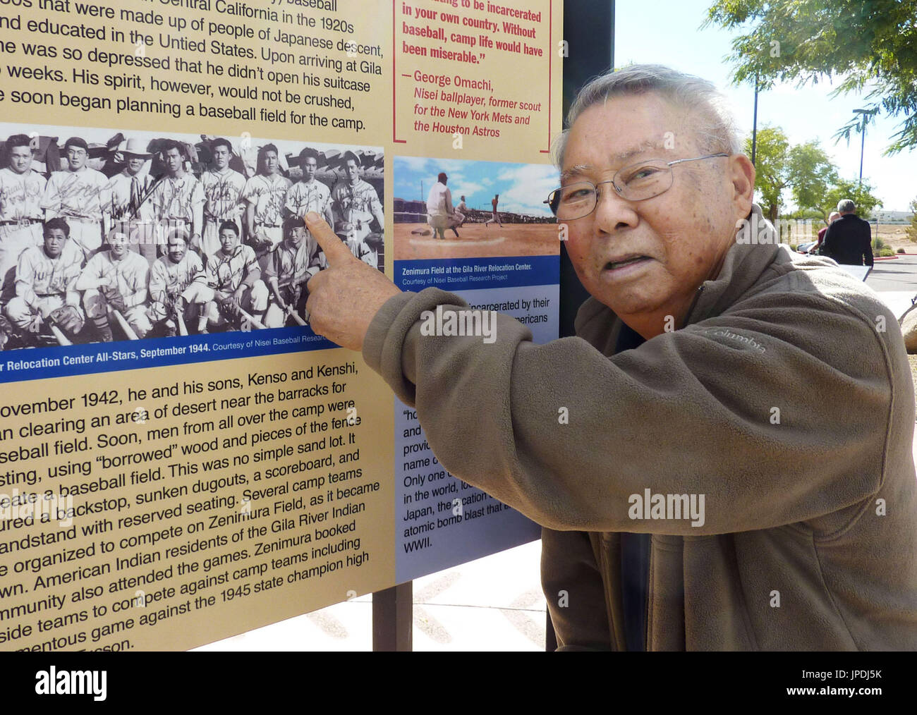 Kenso Zenimura, an 89-year-old former Japanese professional baseball ...