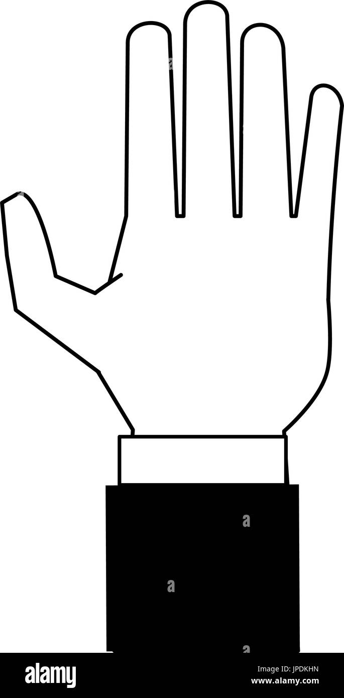 open hand icon image Stock Vector Image & Art - Alamy