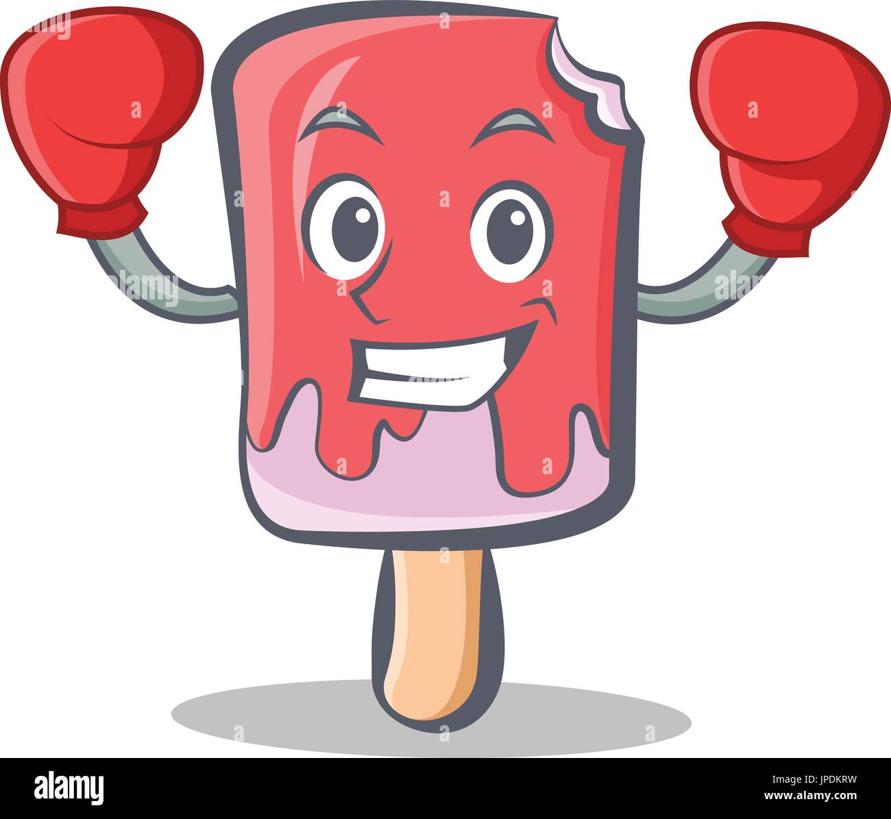 Boxing ice cream character cartoon Stock Vector Image & Art - Alamy