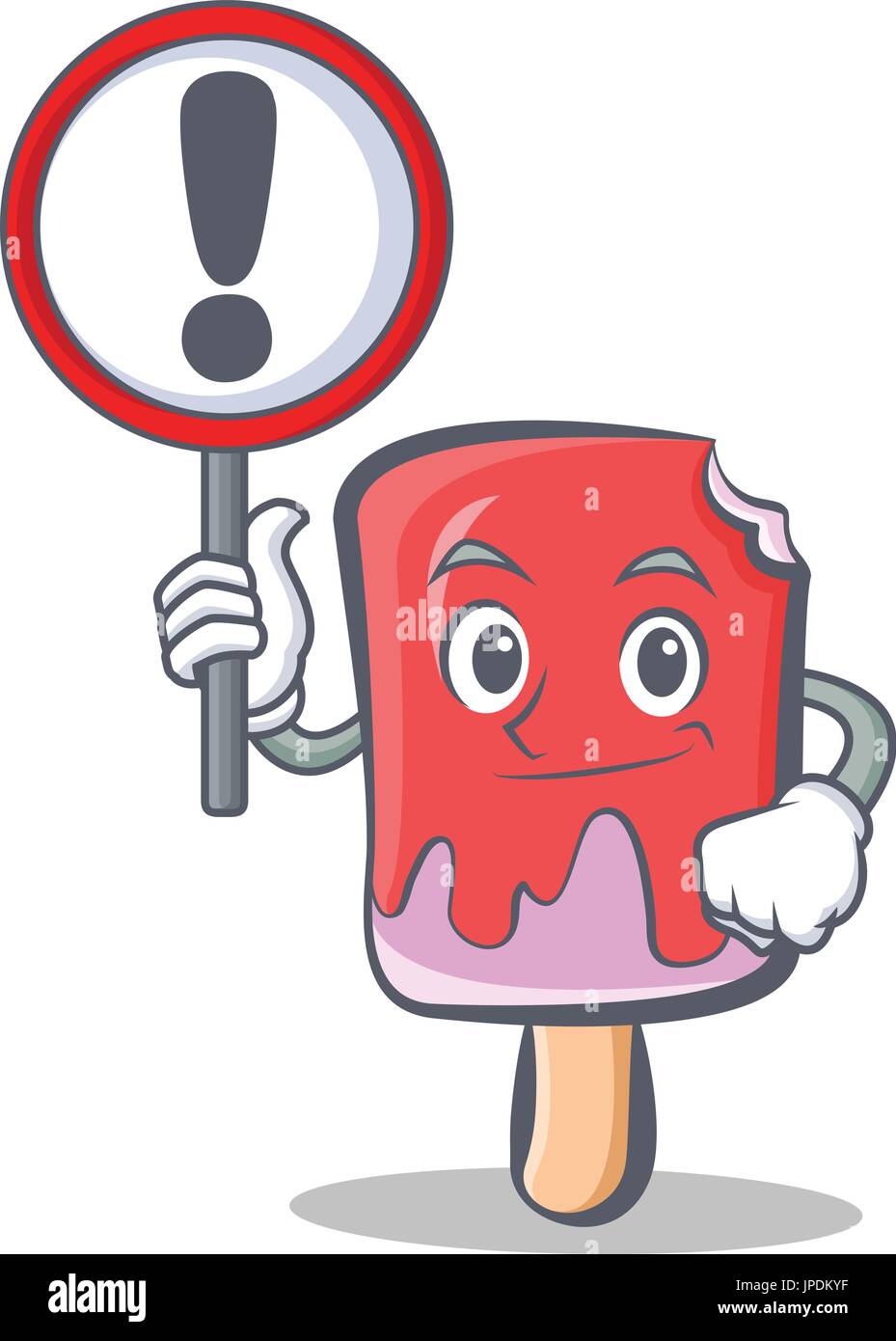 Cartoon character ice cream sign hi-res stock photography and images ...