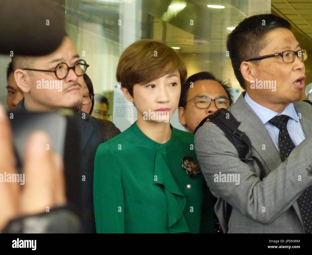 (From L) Lawmakers Shiu Ka-chun, Tanya Chan and scholar Chan Kin-man ...