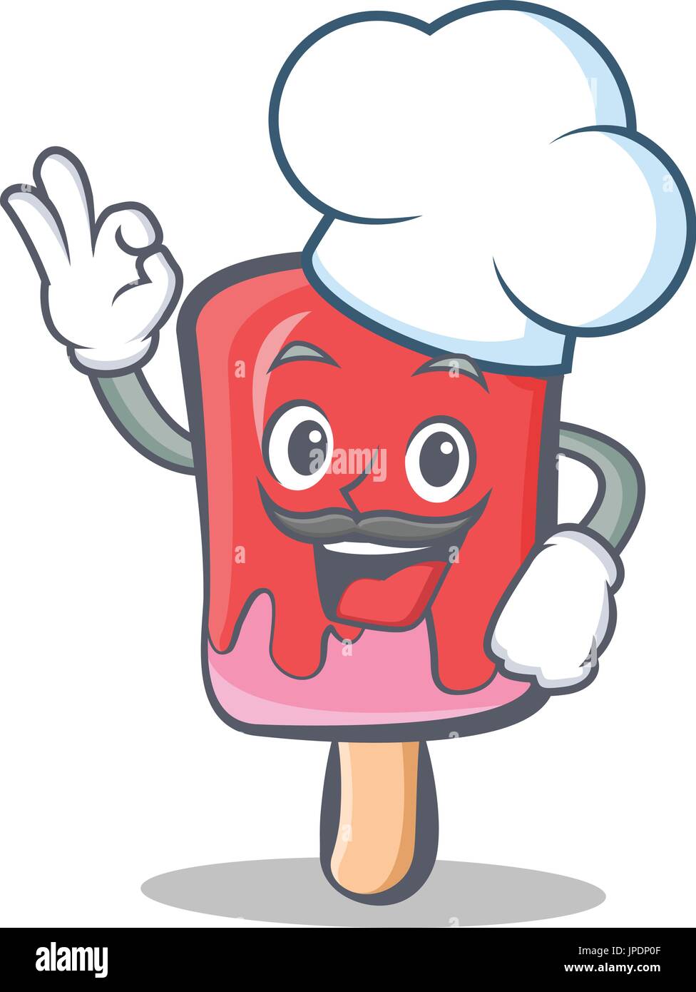 Chef ice cream character cartoon Stock Vector Image & Art - Alamy