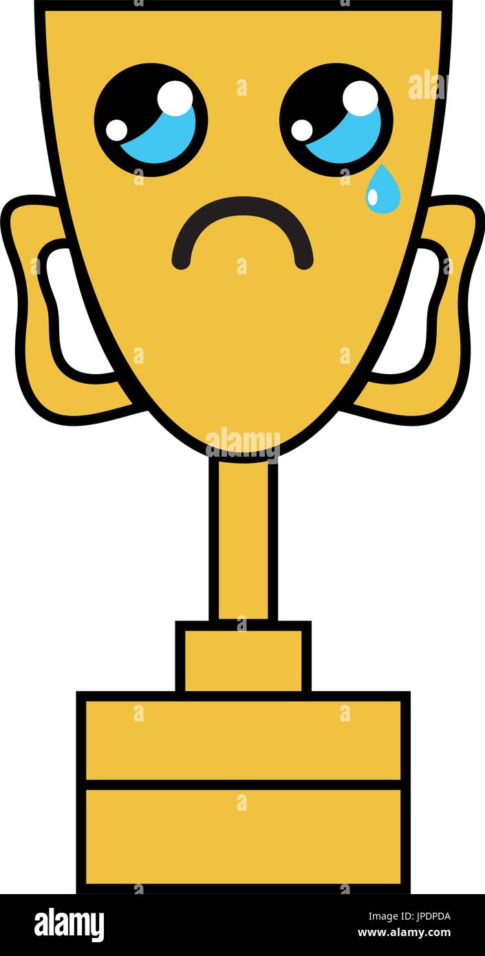 Crying cup illustration Stock Vector Images - Alamy