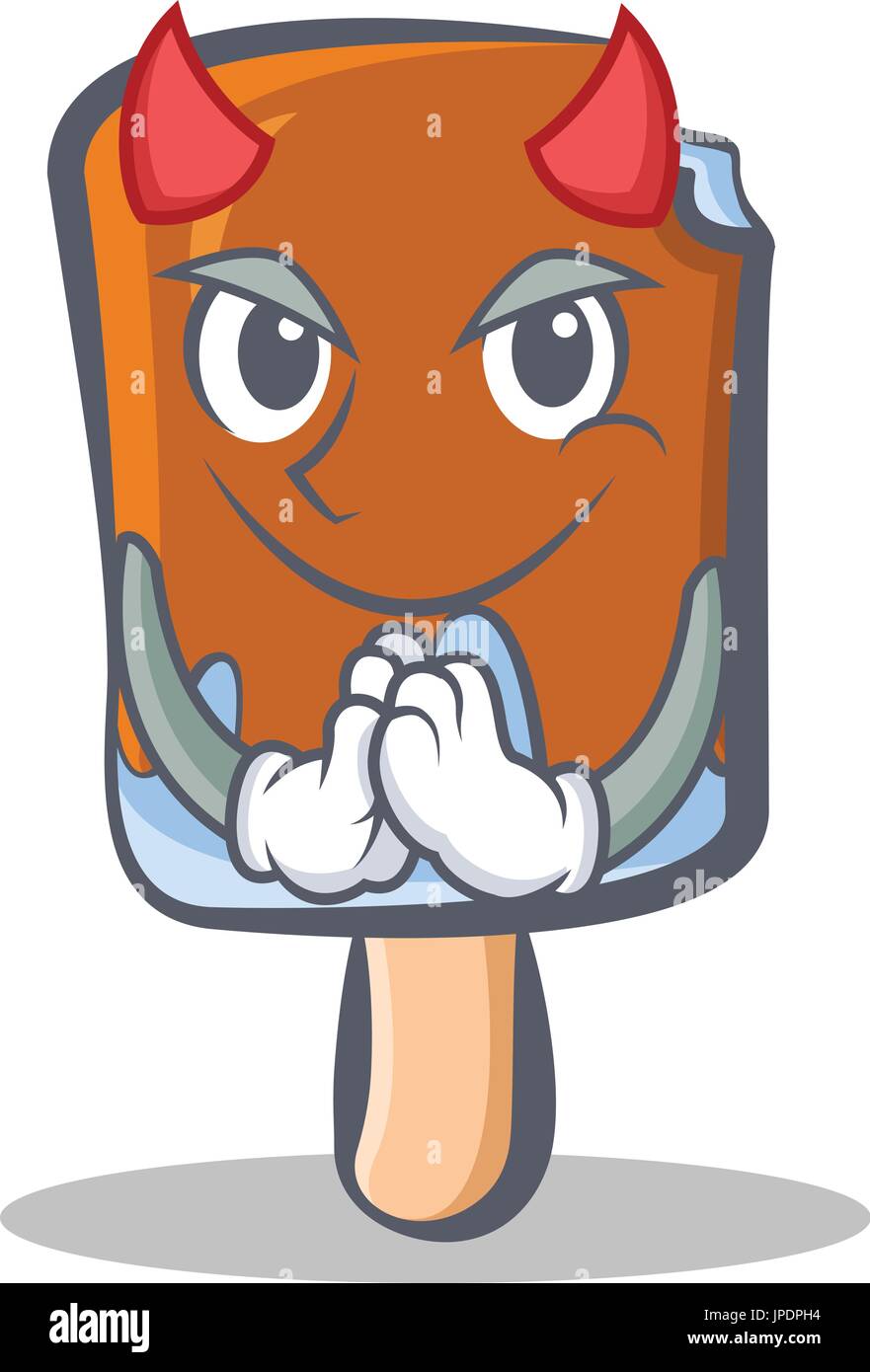 Devil ice cream character cartoon Stock Vector Image & Art - Alamy