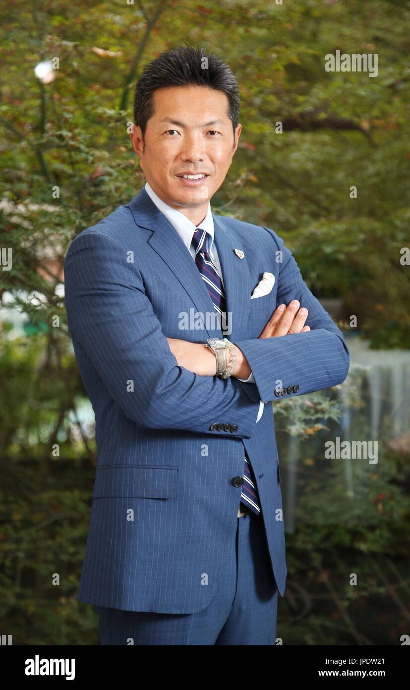 Japan's World Baseball Classic manager Hiroki Kokubo poses for a photo when interviewed in Tokyo ...
