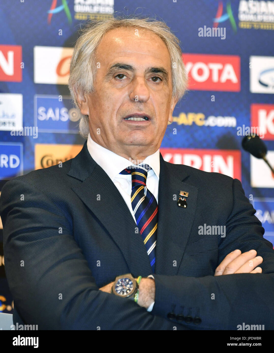 Japan coach Vahid Halilhodzic, shown in this file photo taken in ...