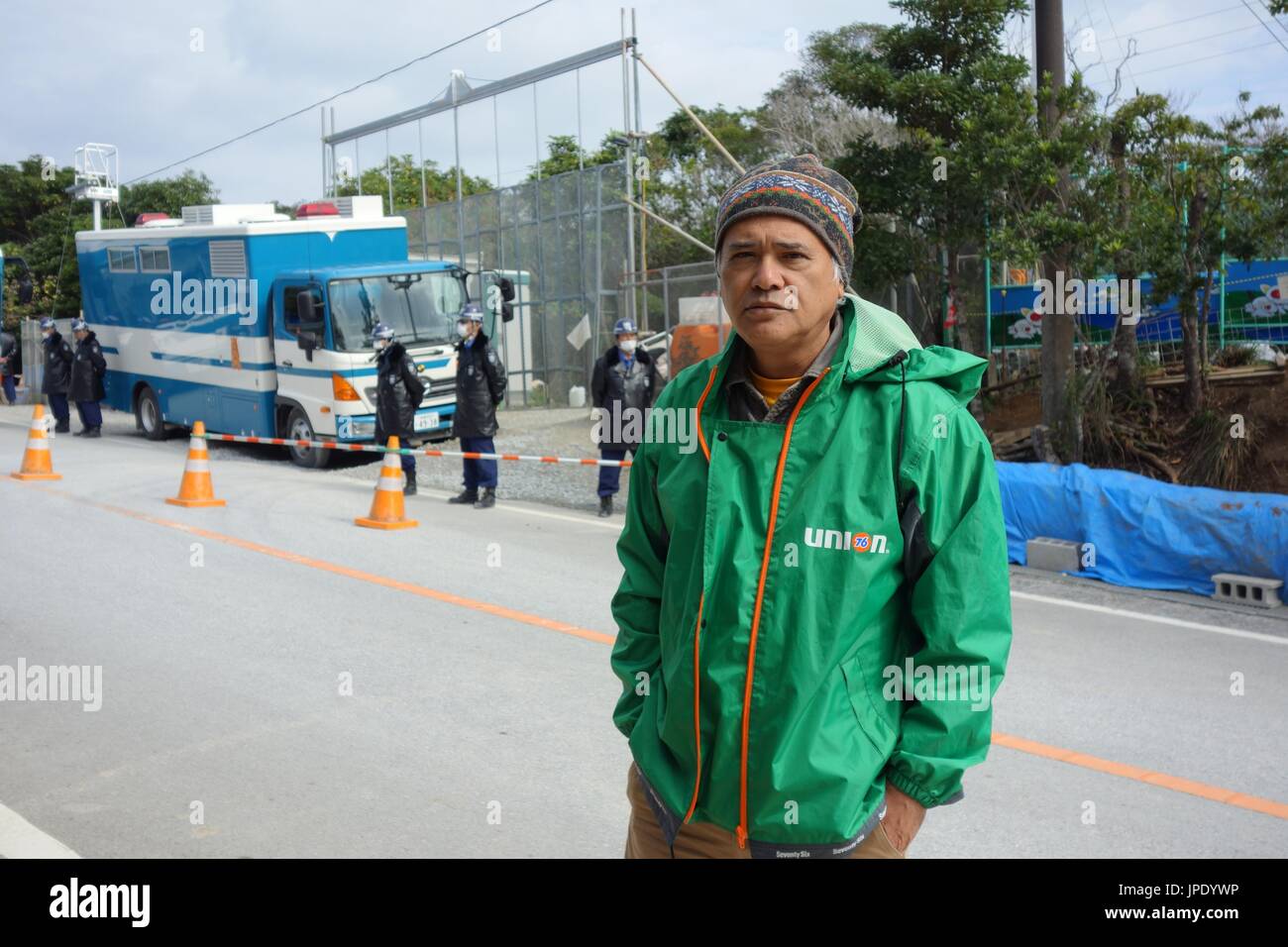 Masatsugu Isa, a 54-year-old assembly member of Higashi village in ...