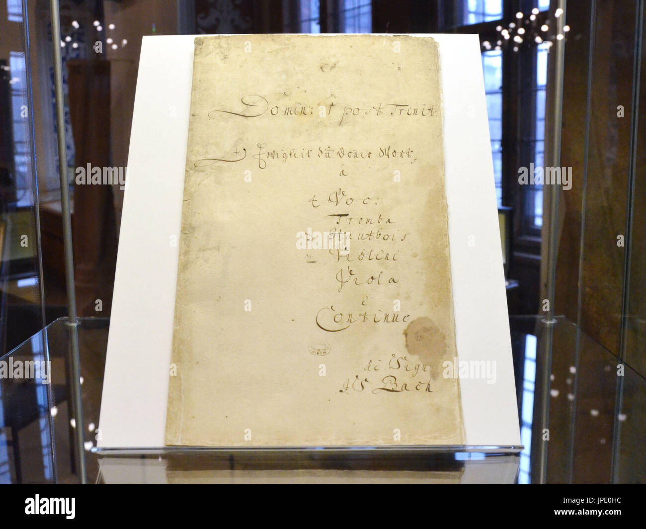 The Bach Archive Foundation reveals a score composed by Johann ...