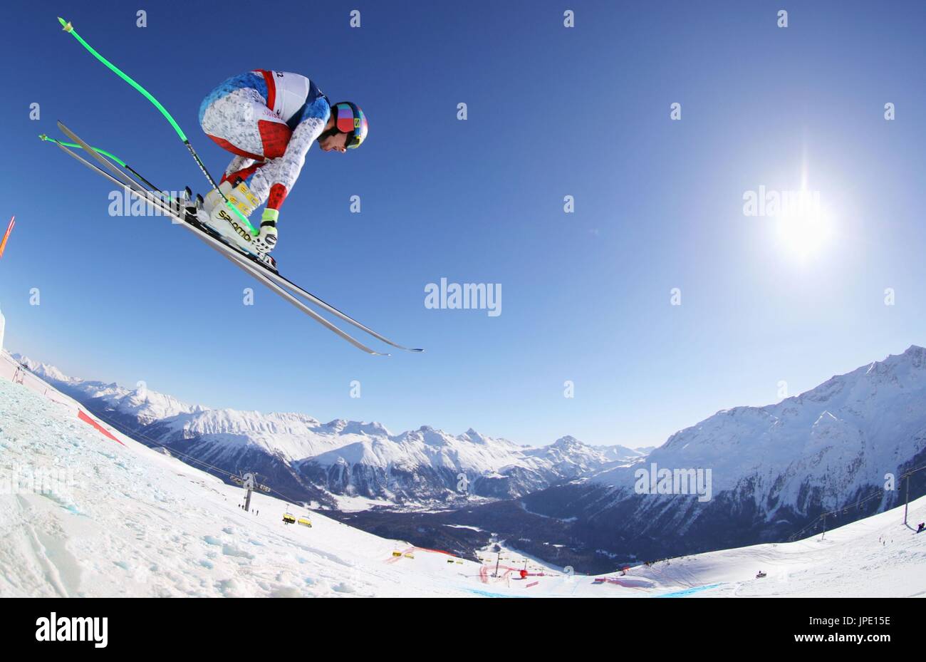 Switzerland's Luca Aerni competes in the men's alpine combined event at ...
