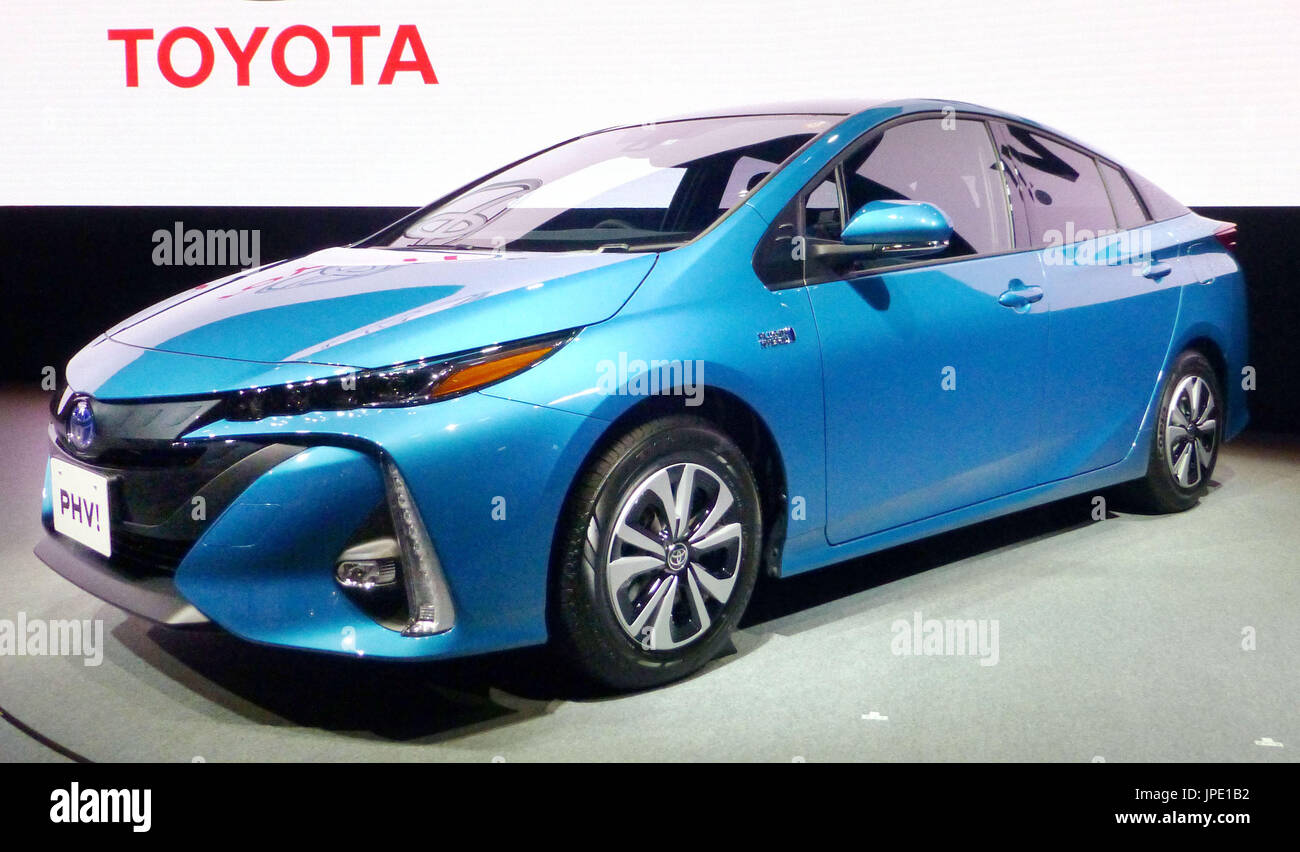 Photo taken Feb. 15, 2017, in Tokyo shows Toyota Motor Corp.'s fully ...