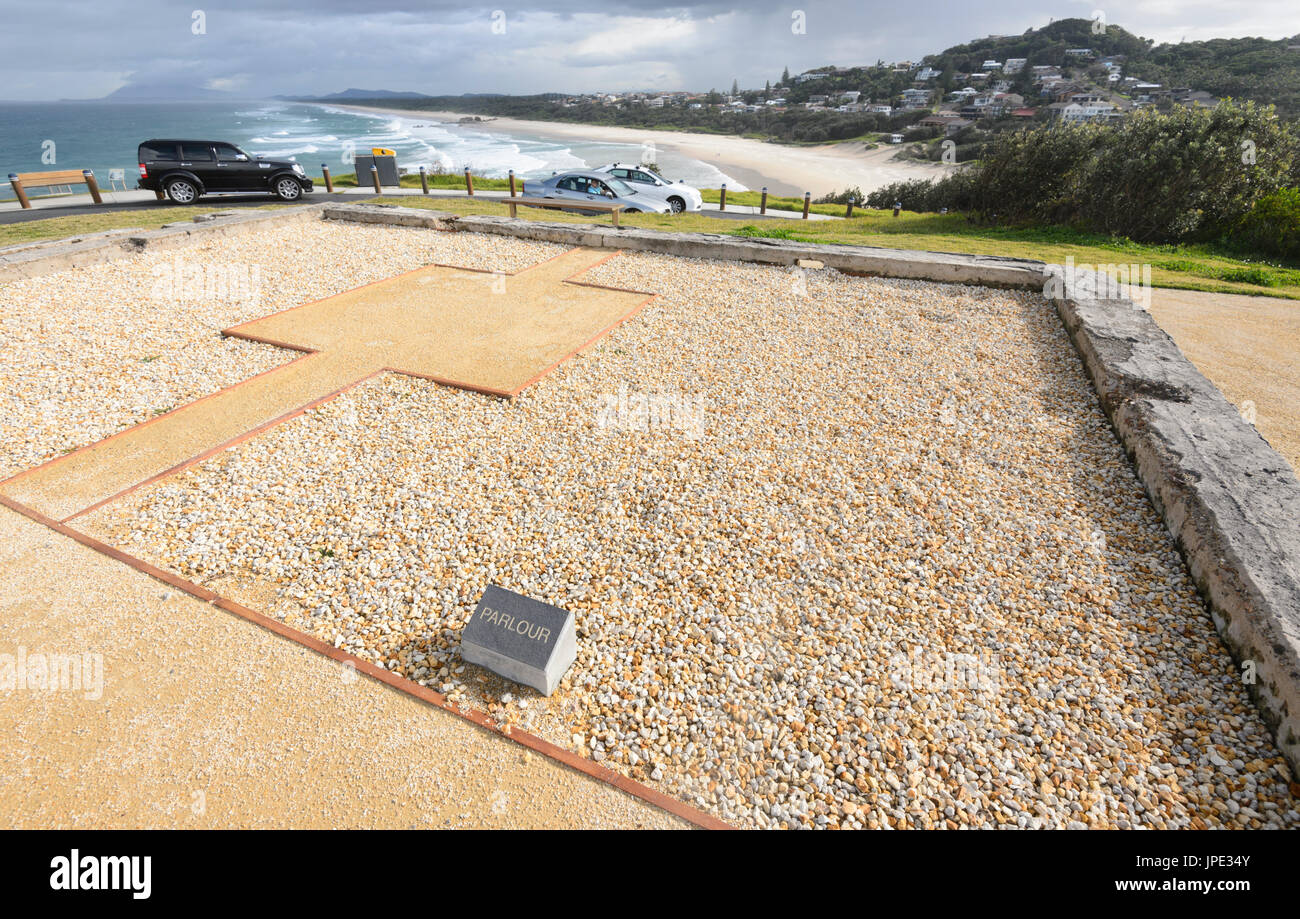 Historic Lighthouse keeper's cottage ruins, Tacking Point, Port ...