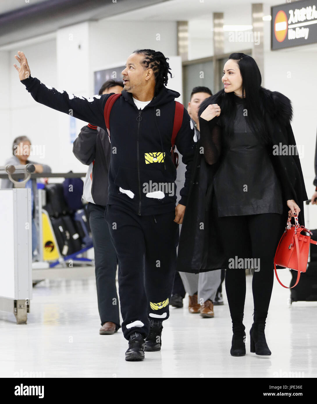 Former major league slugger Manny Ramirez arrives at Narita airport ...