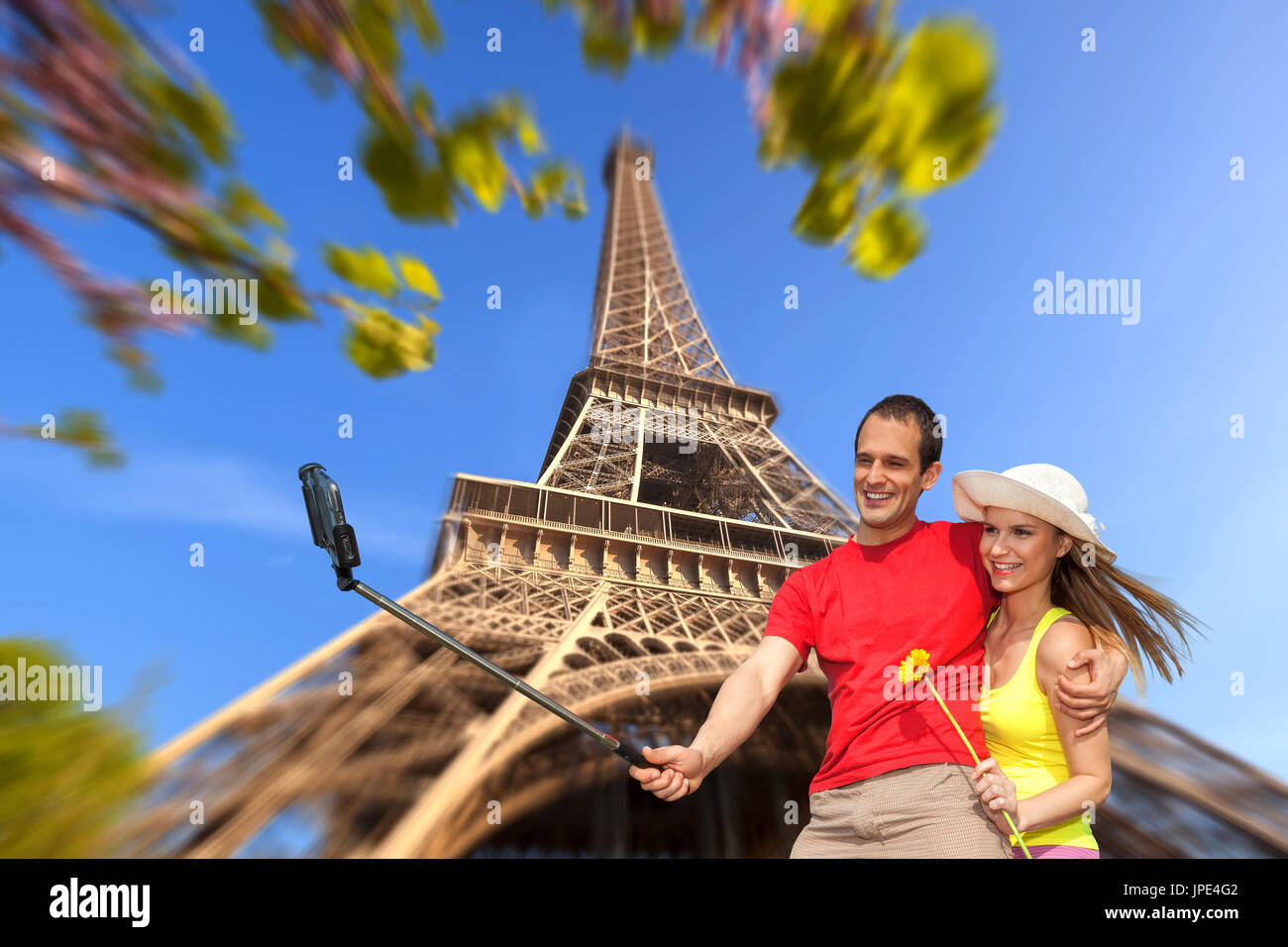 People in Paris during spring time, France Stock Photo - Alamy