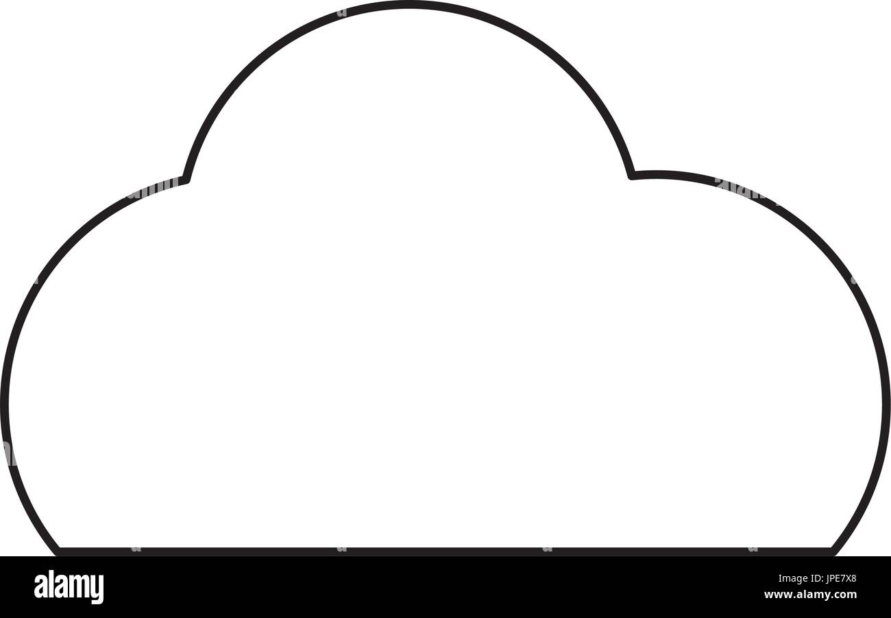 Cloud weather symbol Stock Vector Image & Art - Alamy