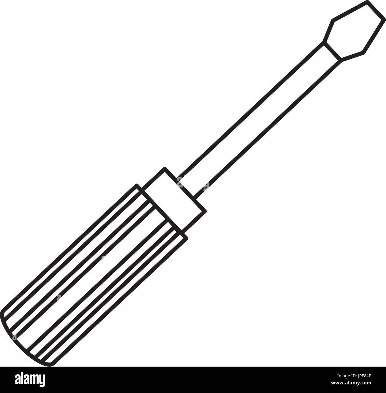 screwdriver construction tool Stock Vector Image & Art - Alamy