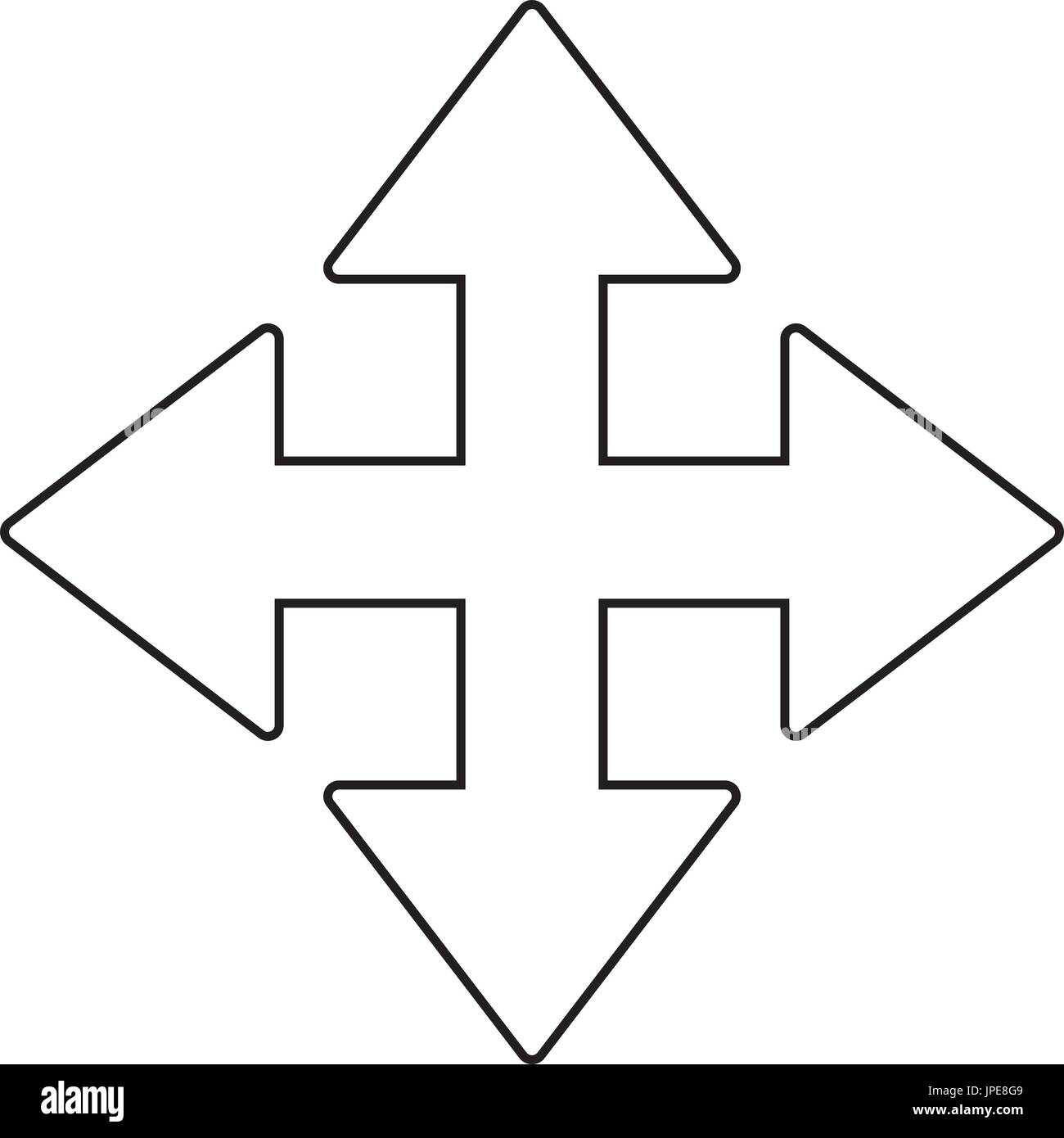 Arrow pointer symbol Stock Vector Image & Art - Alamy