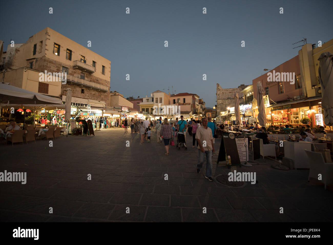 Chania, Crete, Greece, Europe. Chania town Stock Photo - Alamy