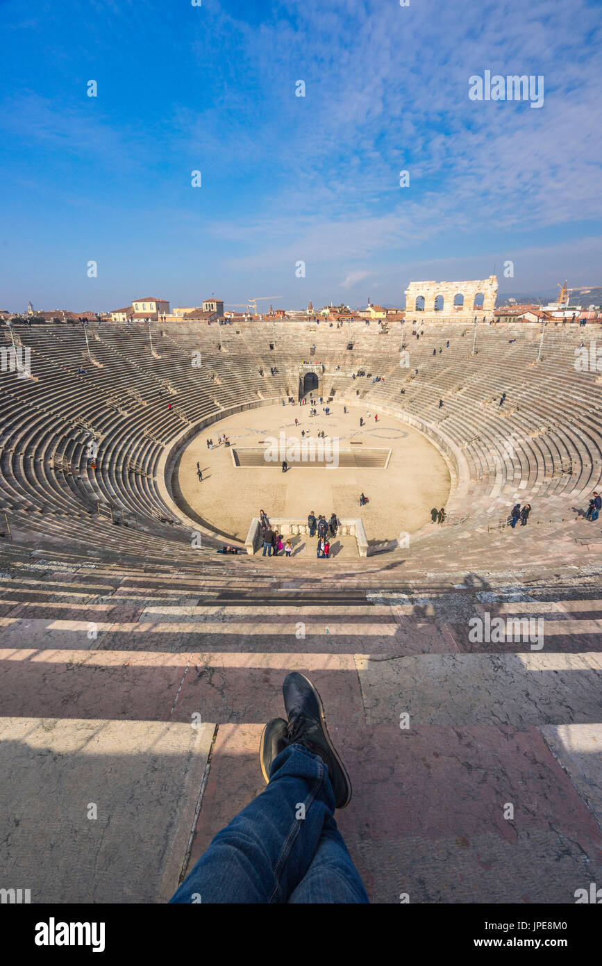 Europe top view of arena di verona hi-res stock photography and images ...