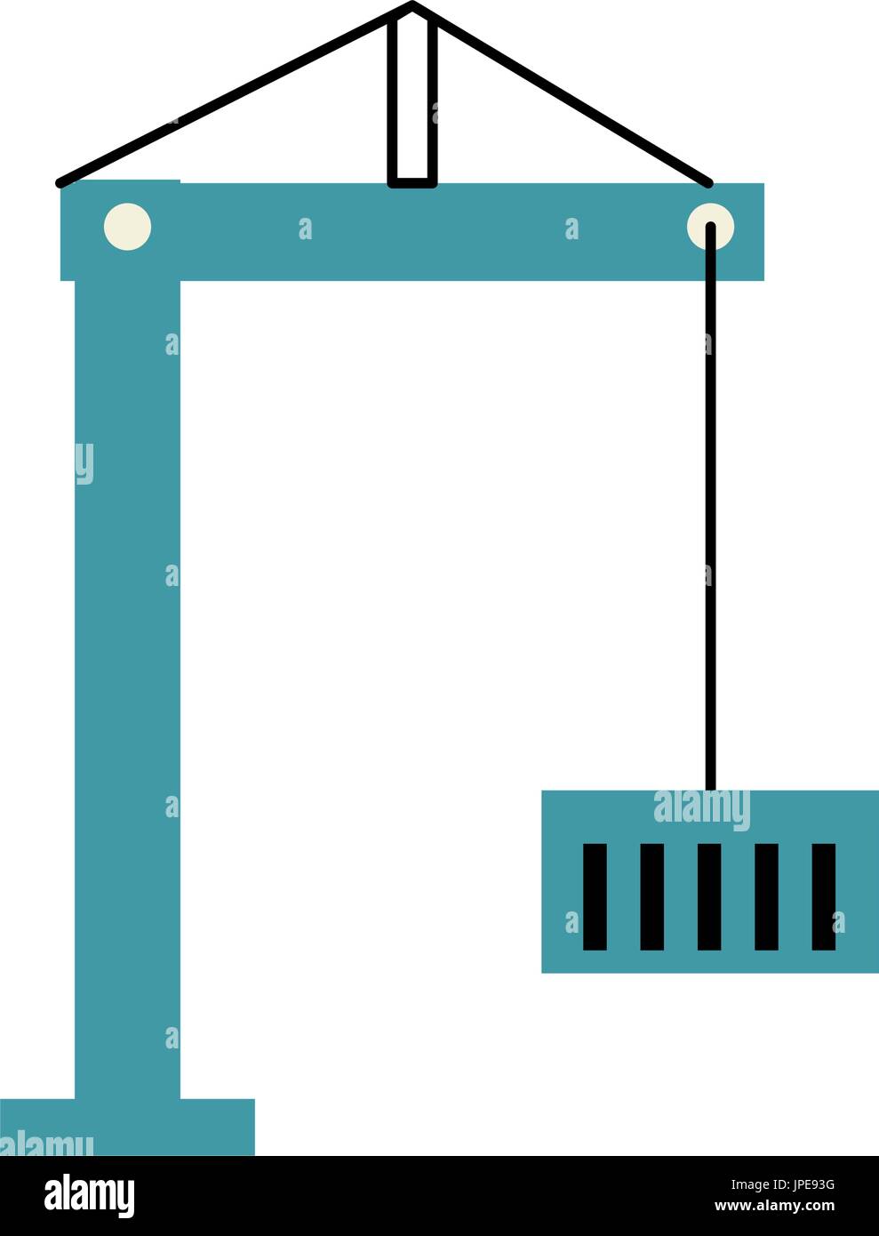 Container crane isolated Stock Vector Image & Art - Alamy