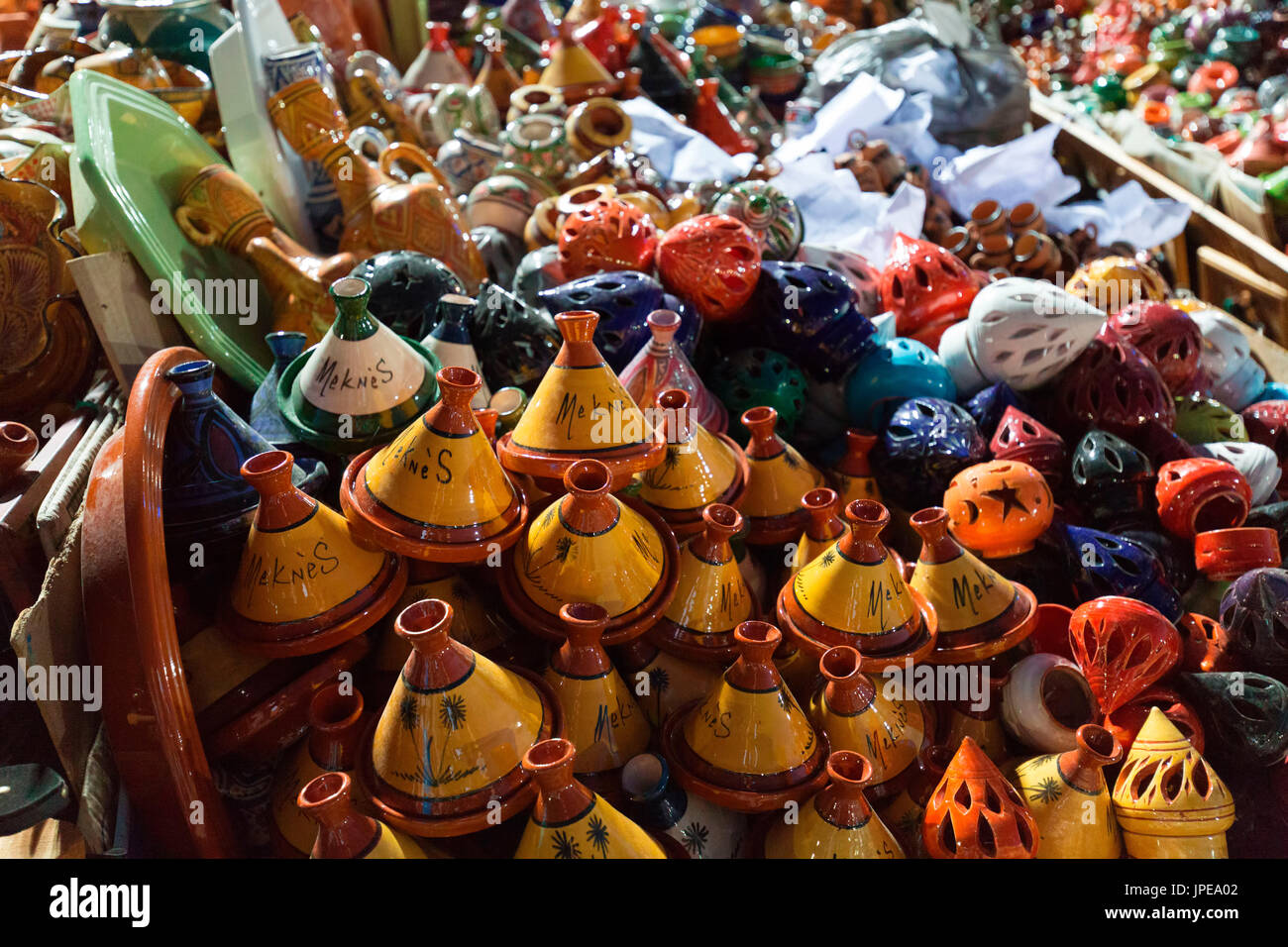 Meknes pottery hi-res stock photography and images - Alamy