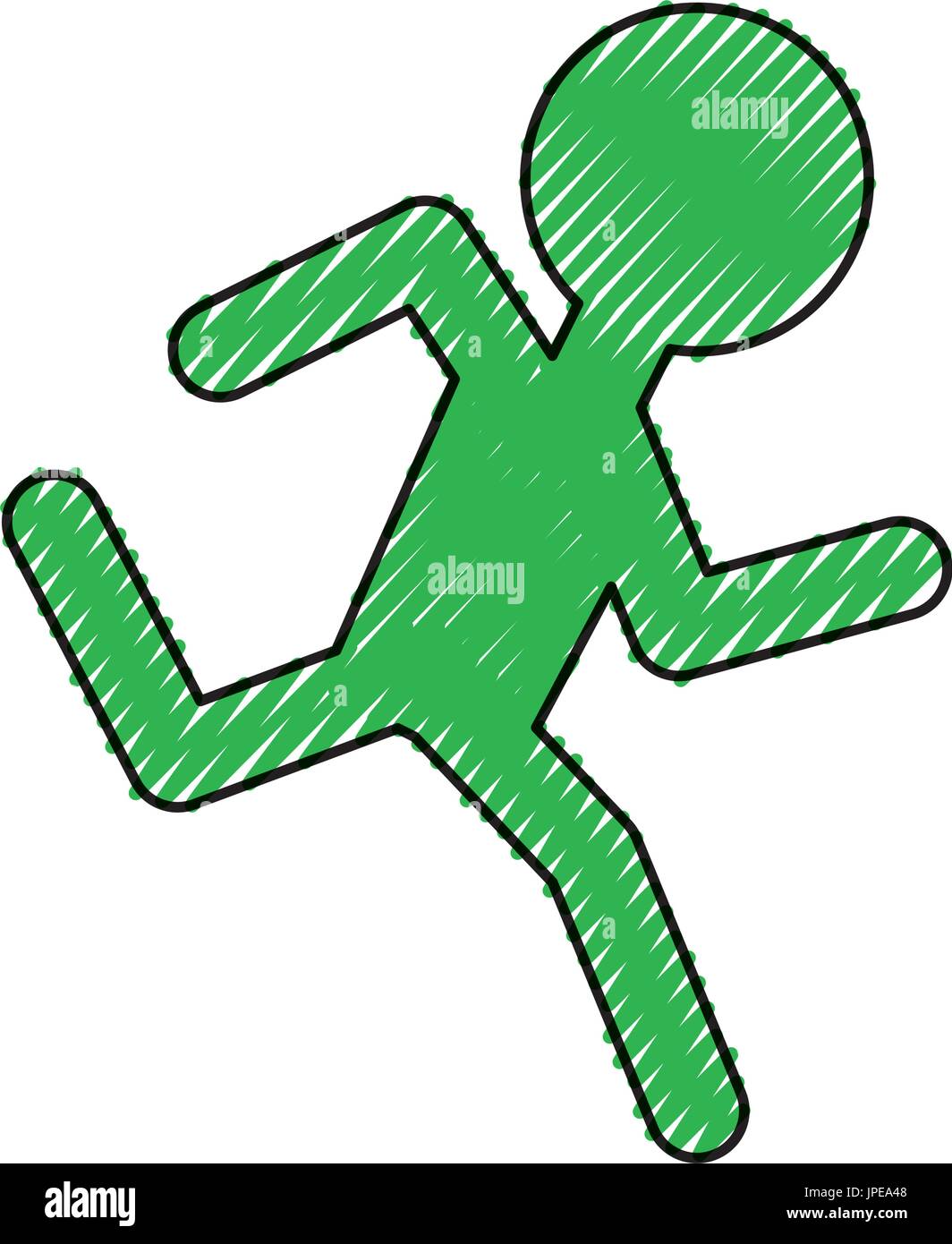 Man running pictogram Stock Vector Image & Art - Alamy