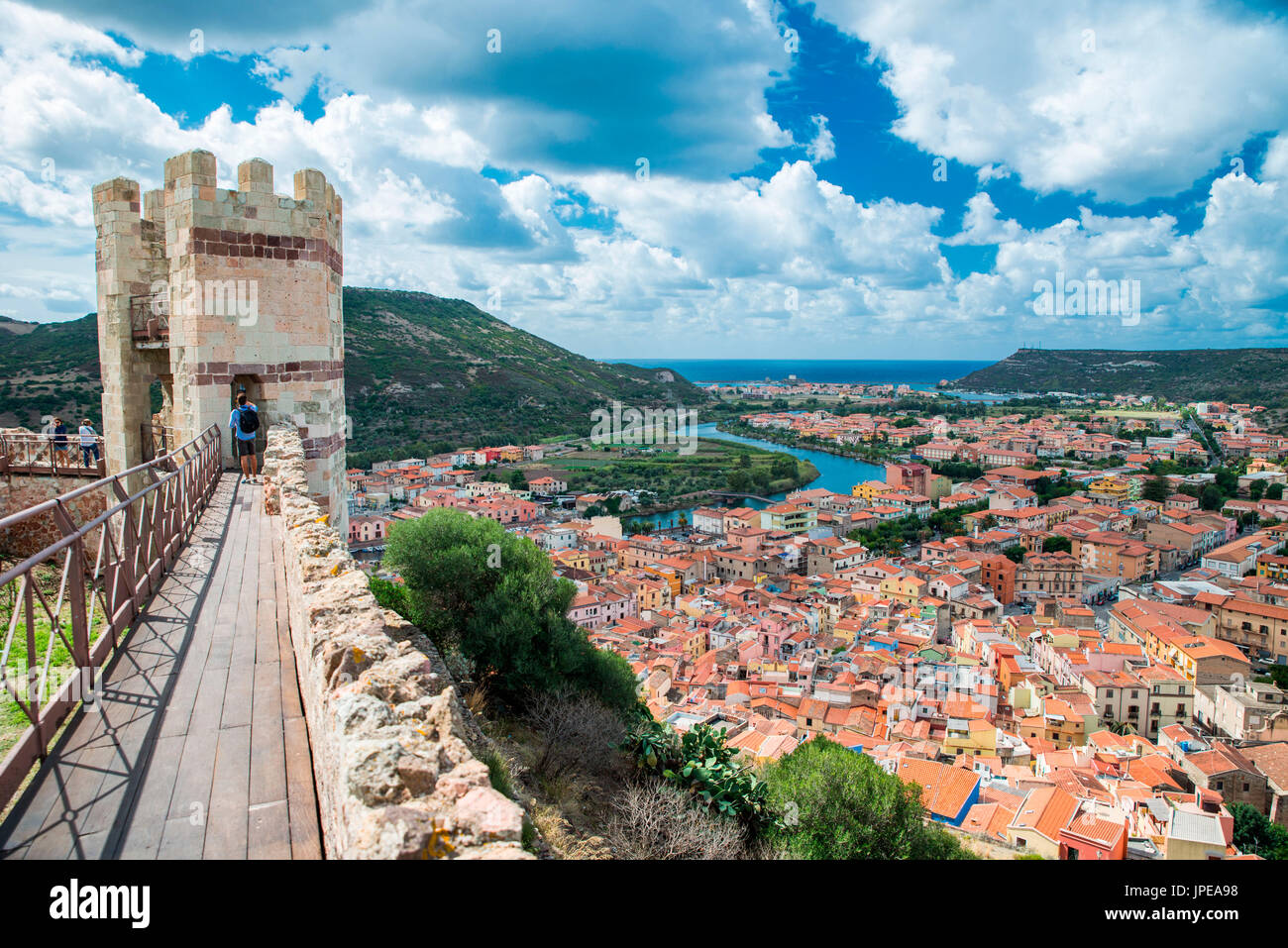 Bosa castle, oristano province, sardinia, italy. europe Stock Photo - Alamy