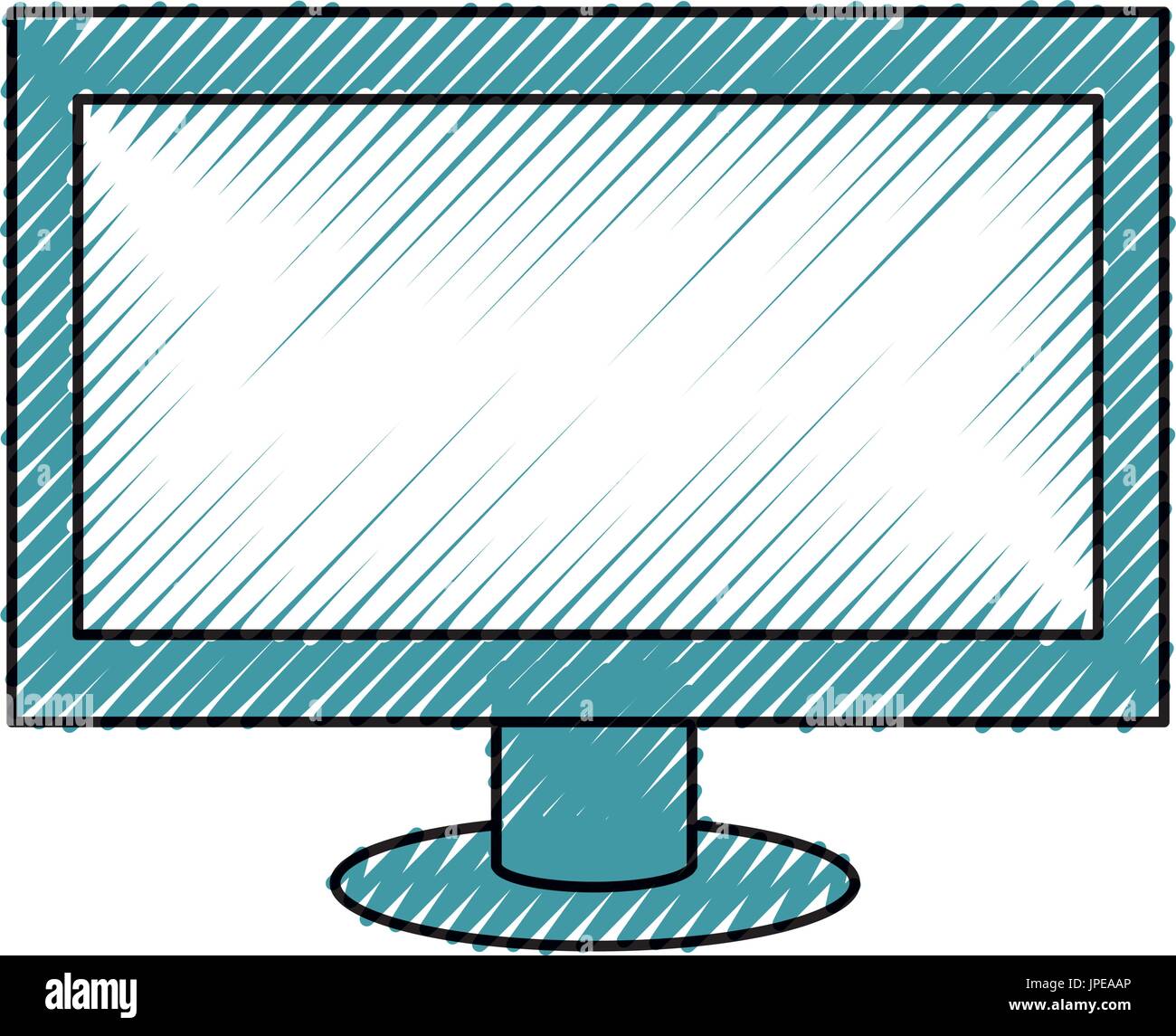 Computer screen isolated Stock Vector Image & Art - Alamy
