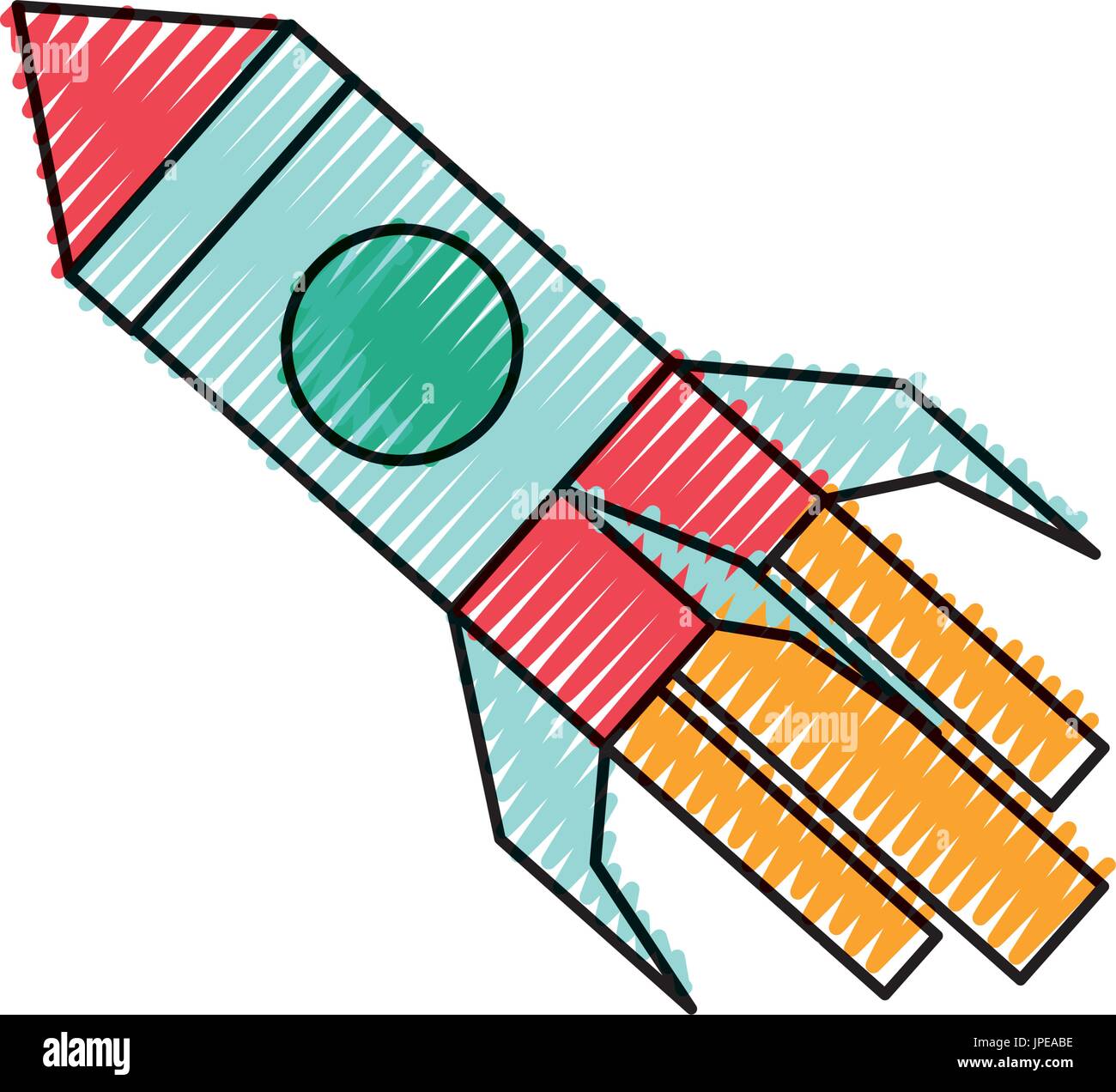 Rocket spaceship symbol Stock Vector Image & Art - Alamy