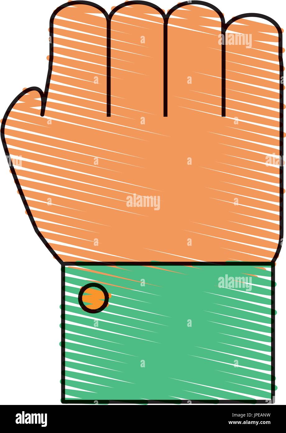 Human hand symbol Stock Vector Image & Art - Alamy