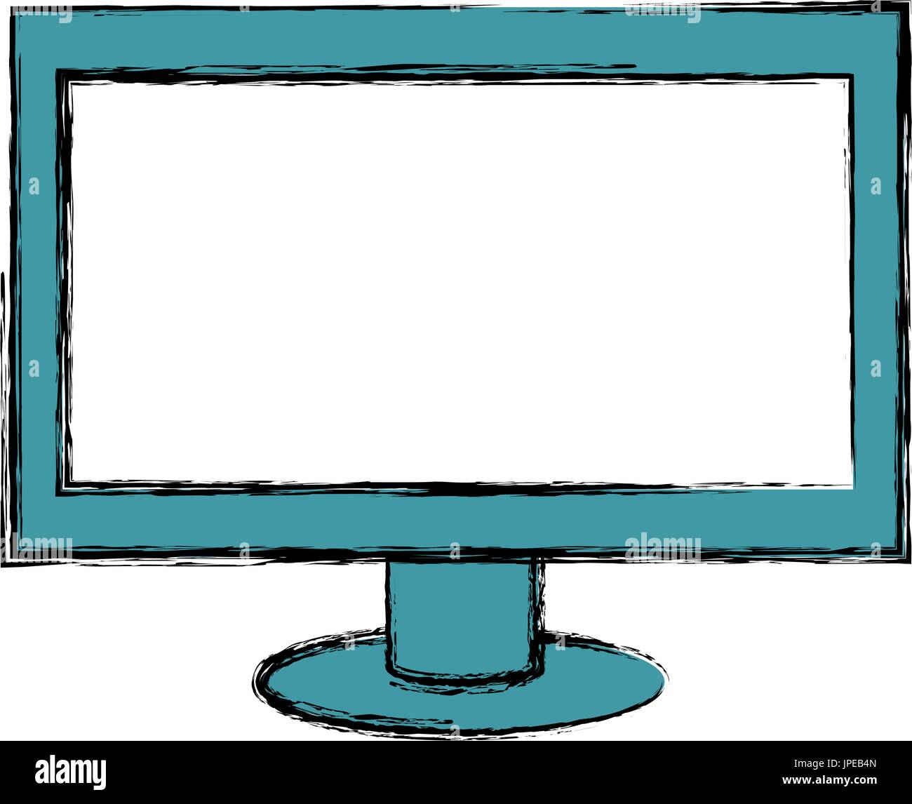 Computer screen isolated Stock Vector Image & Art - Alamy
