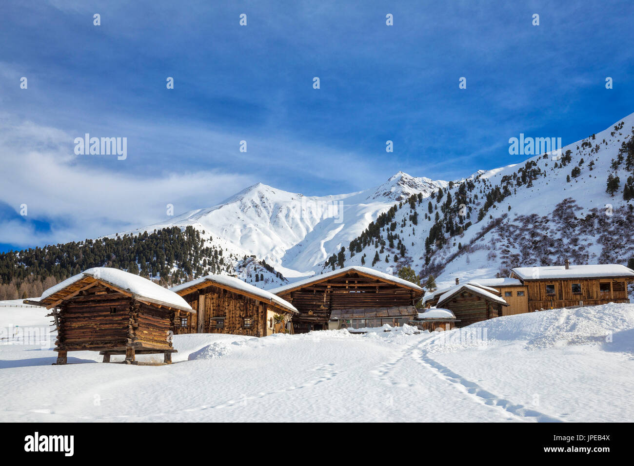 Sertigtal and dorfli village hi-res stock photography and images - Alamy