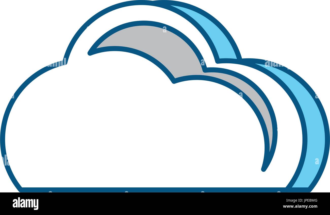 Cloud weather symbol Stock Vector Image & Art - Alamy