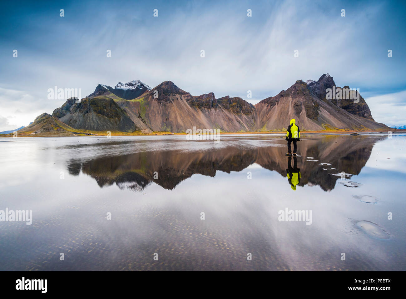 Vestrahorn mountain, Stokksnes headland, Hofn, East Iceland Stock Photo ...