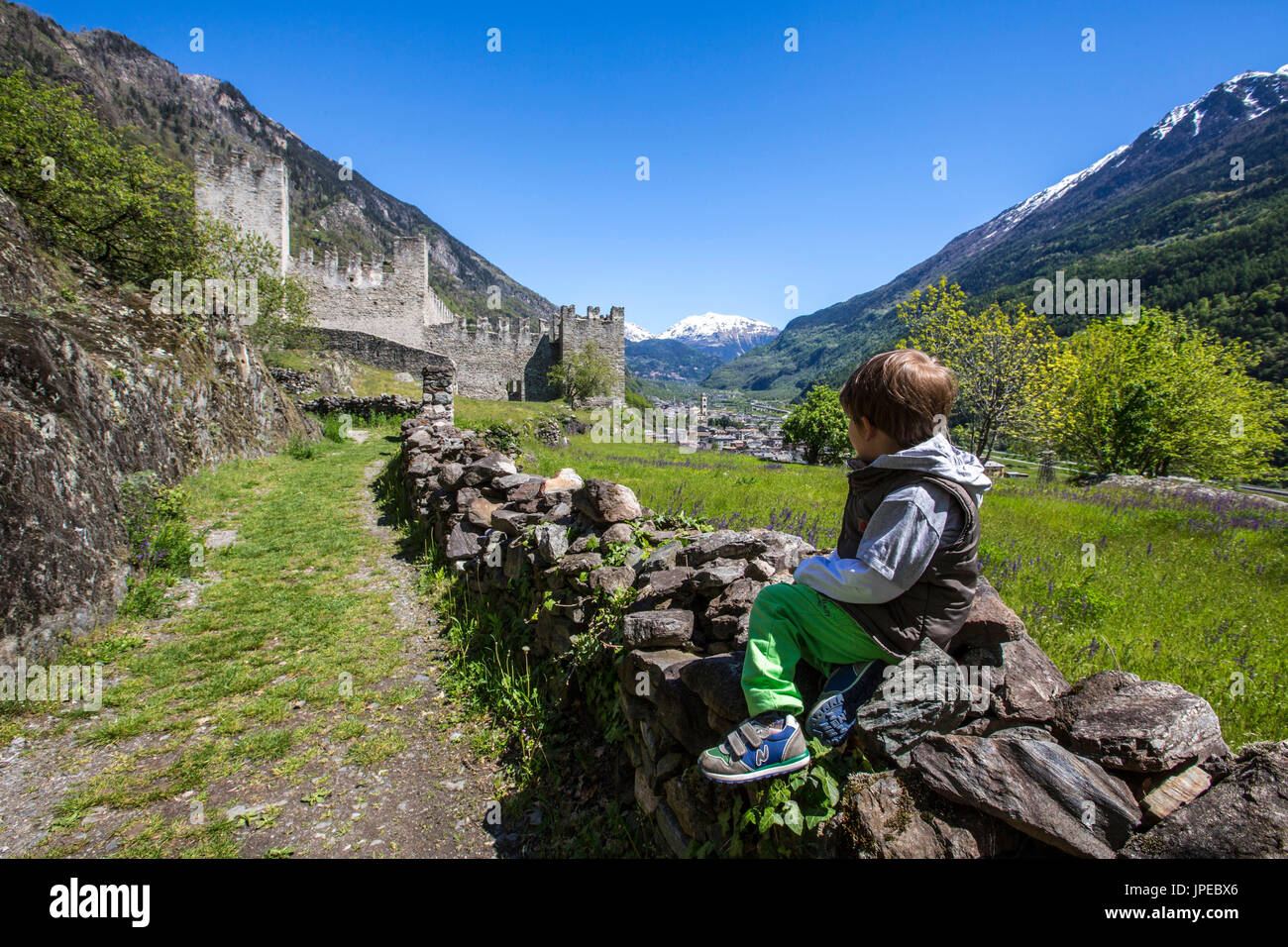 Visconti venosta castle hi-res stock photography and images - Alamy