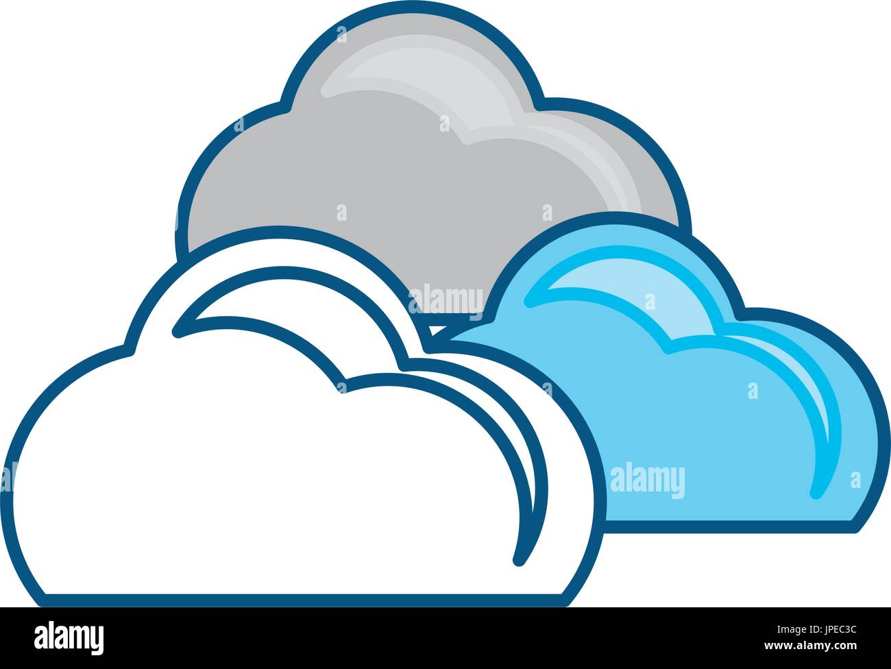 Cloud weather symbol Stock Vector Image & Art - Alamy