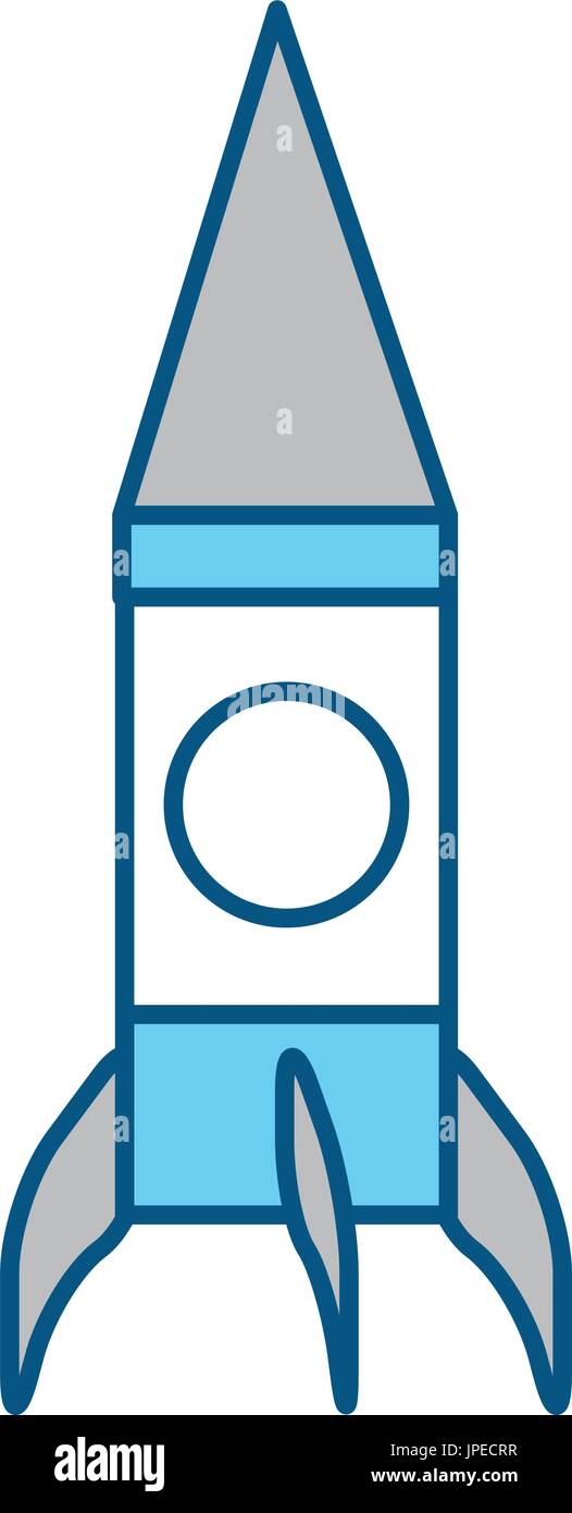 Rocket spaceship symbol Stock Vector Image & Art - Alamy
