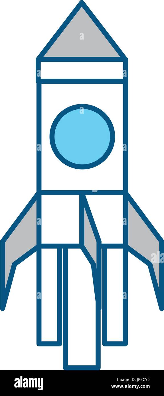 Rocket spaceship symbol Stock Vector Image & Art - Alamy