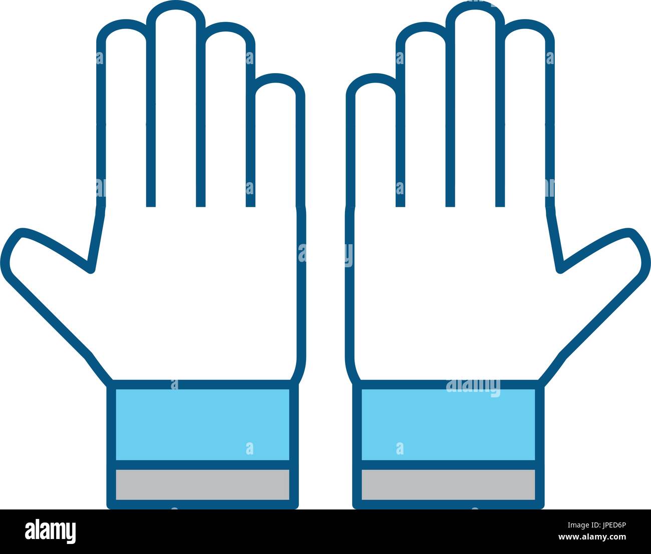 Human hand symbol Stock Vector Image & Art - Alamy