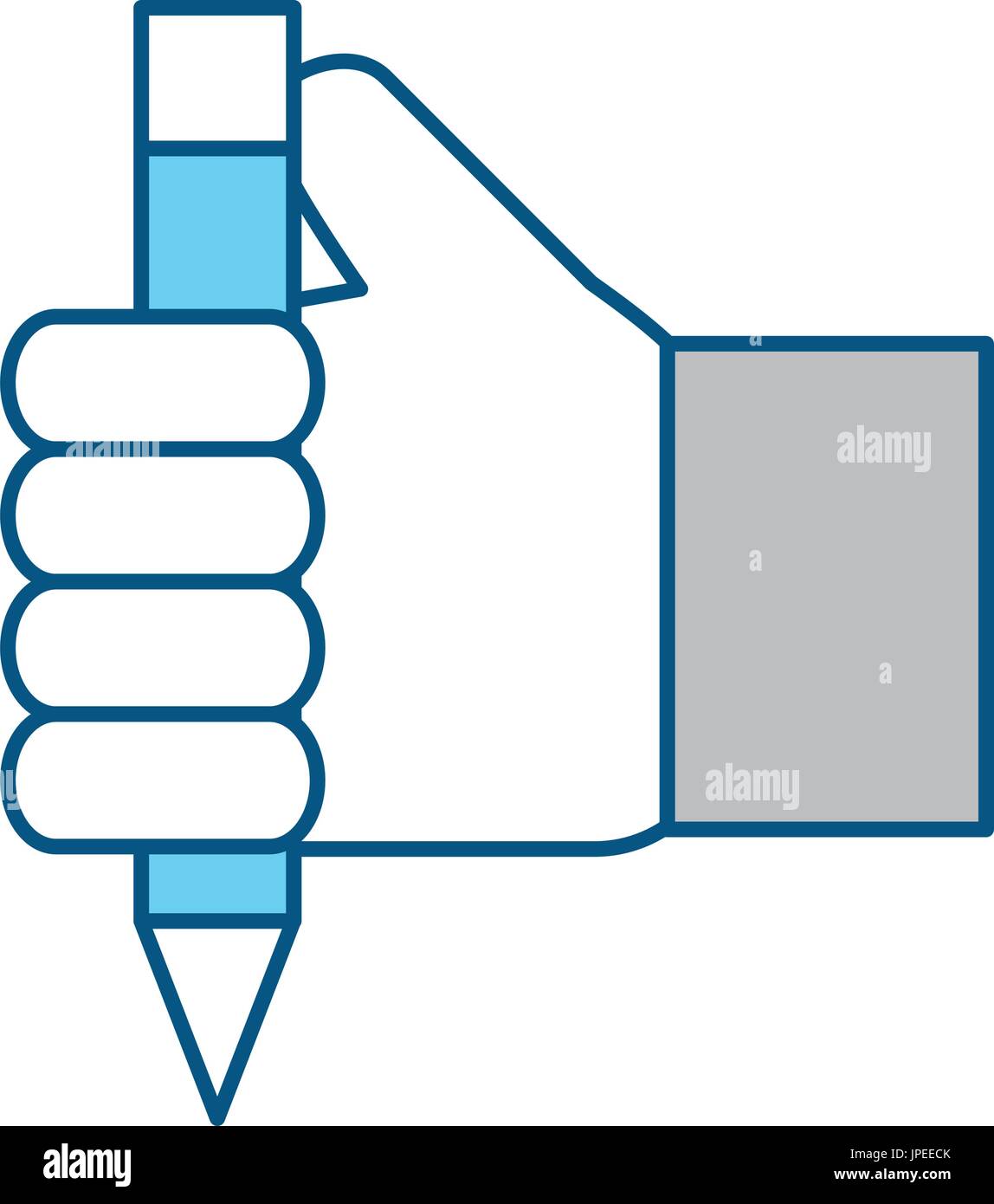 Wooden pencil symbol Stock Vector Image & Art - Alamy