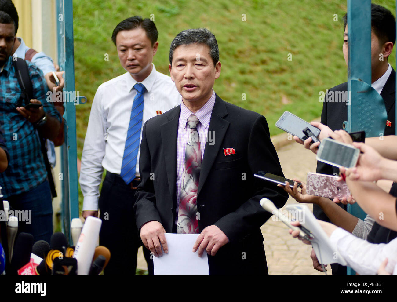 Ri Tong Il, the former deputy chief of North Korea's mission to the ...