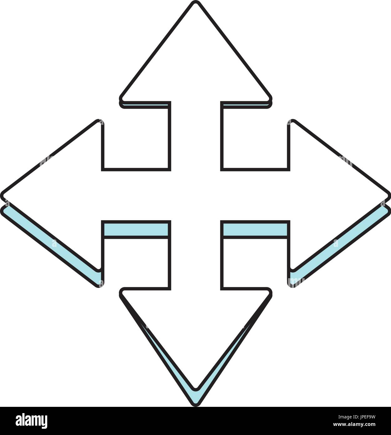 Arrow pointer symbol Stock Vector Image & Art - Alamy