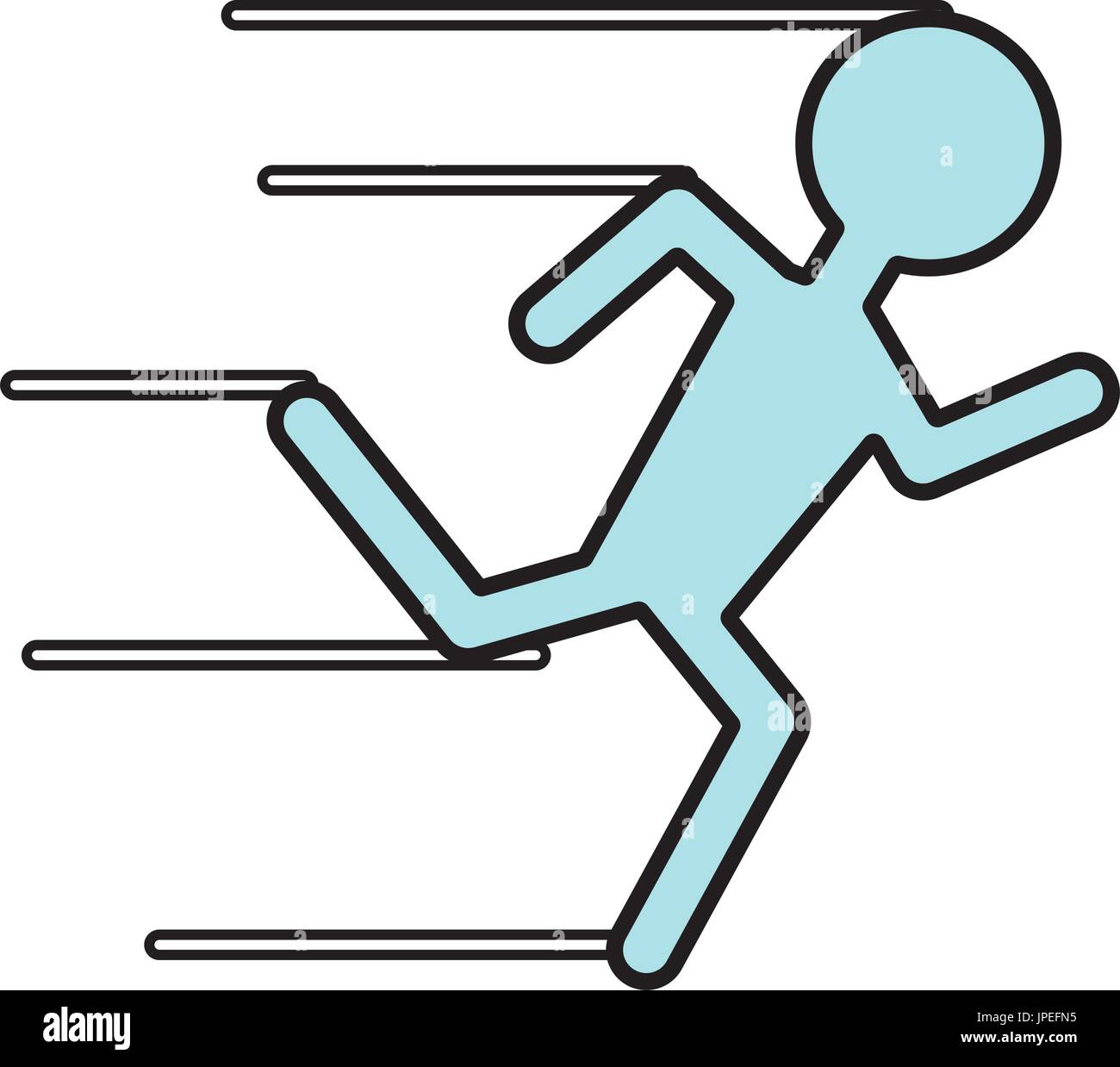 Man running pictogram Stock Vector Image & Art - Alamy