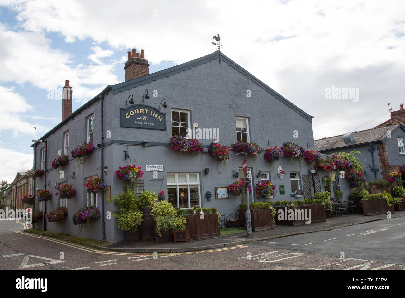 The Court Inn public house and restaurant, Durham, England, UK Stock ...