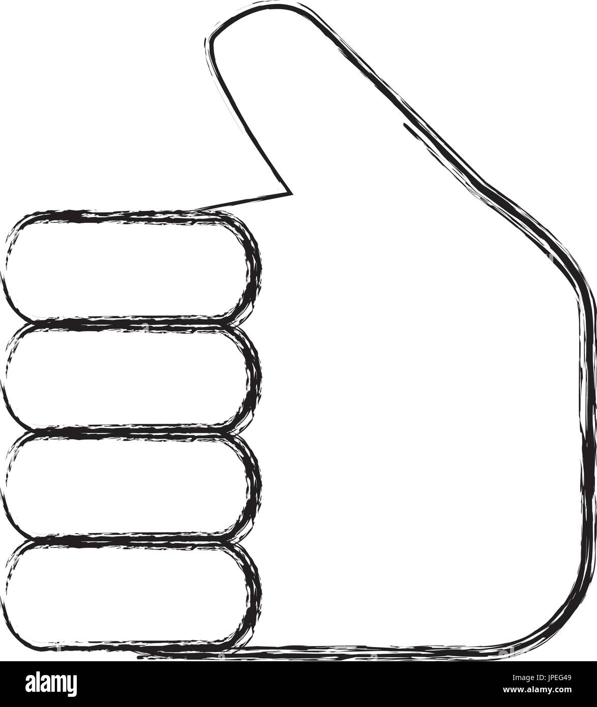 Human hand symbol Stock Vector Image & Art - Alamy