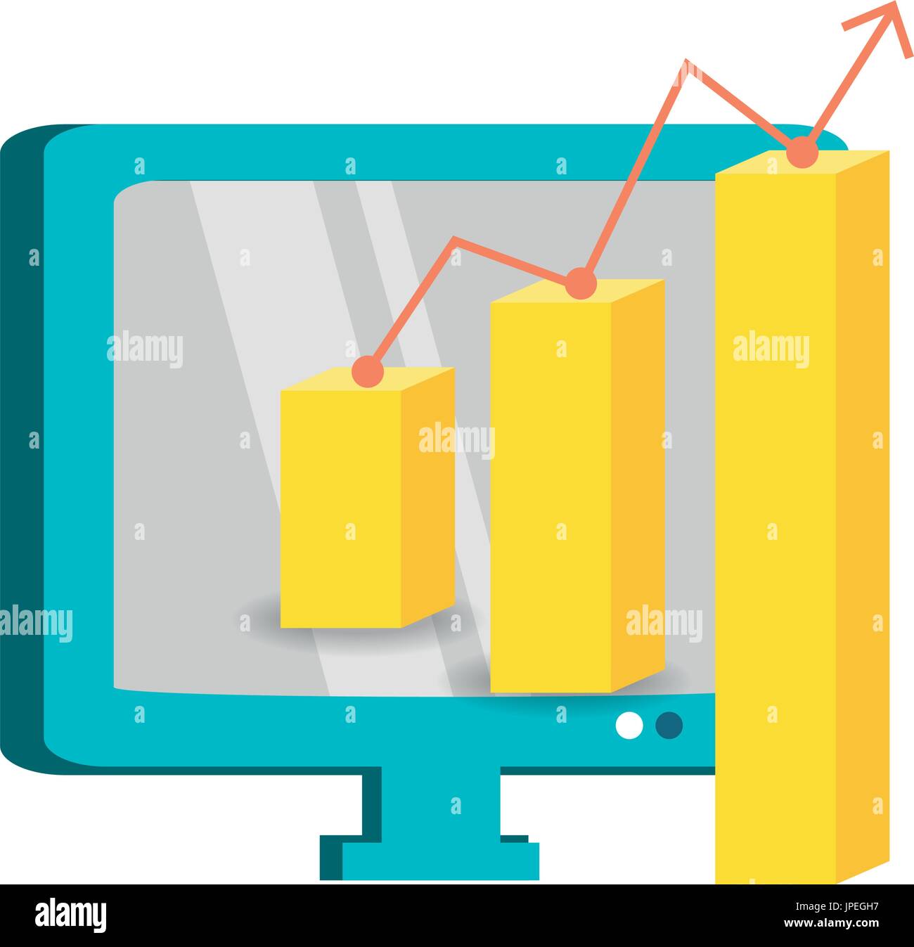 Graphic stats report Stock Vector Image & Art - Alamy