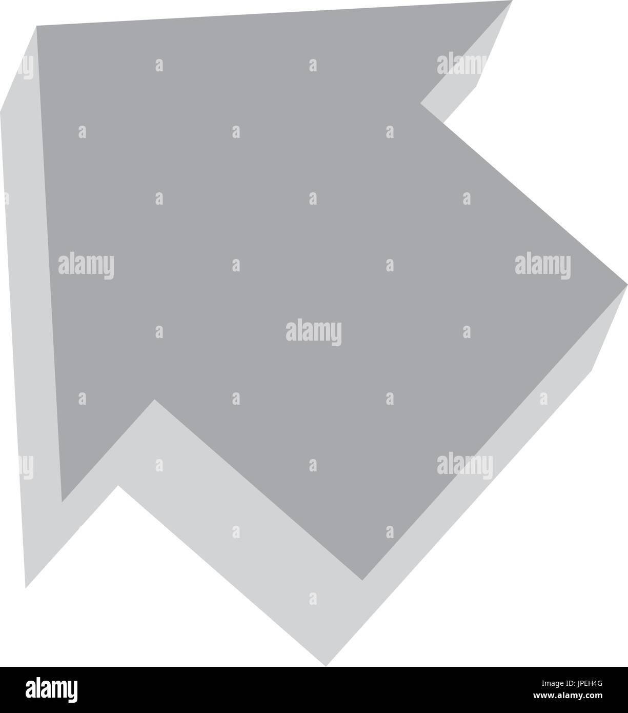 Arrow pointing symbol Stock Vector Image & Art - Alamy