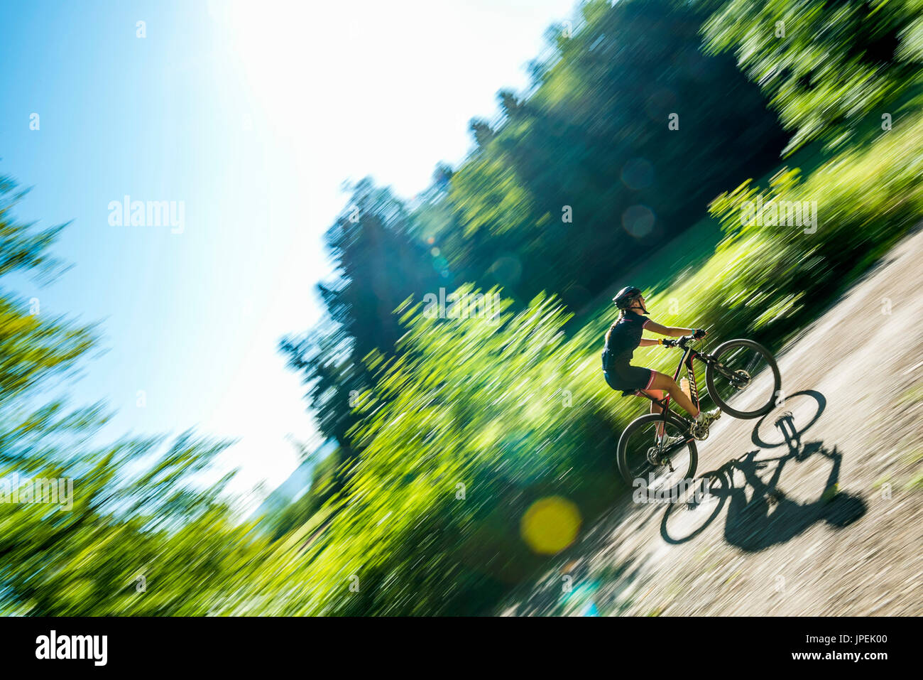 Female bike racer hi-res stock photography and images - Alamy